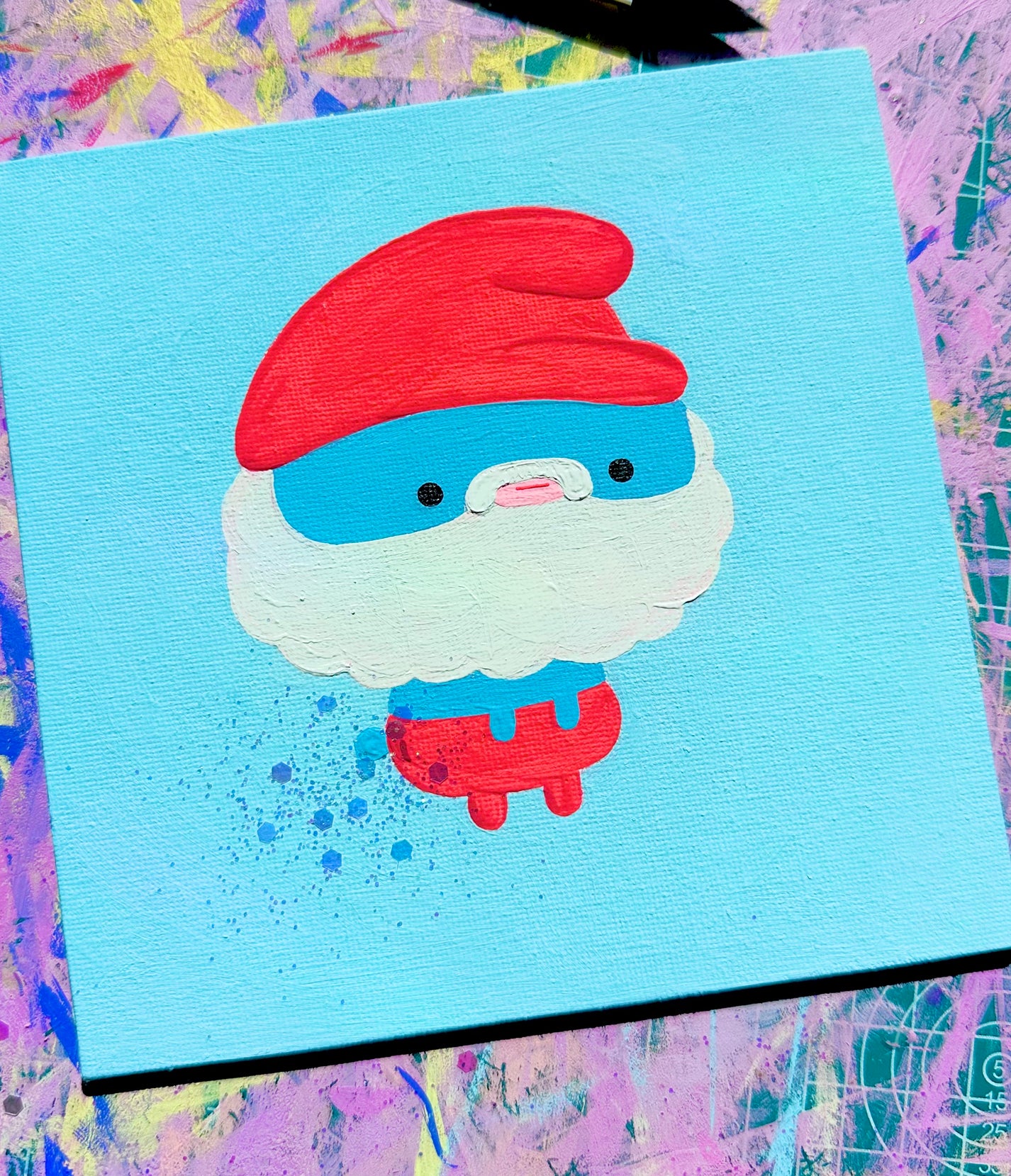 CURSED DADDY SMURF – Witch + Whimsy Shop